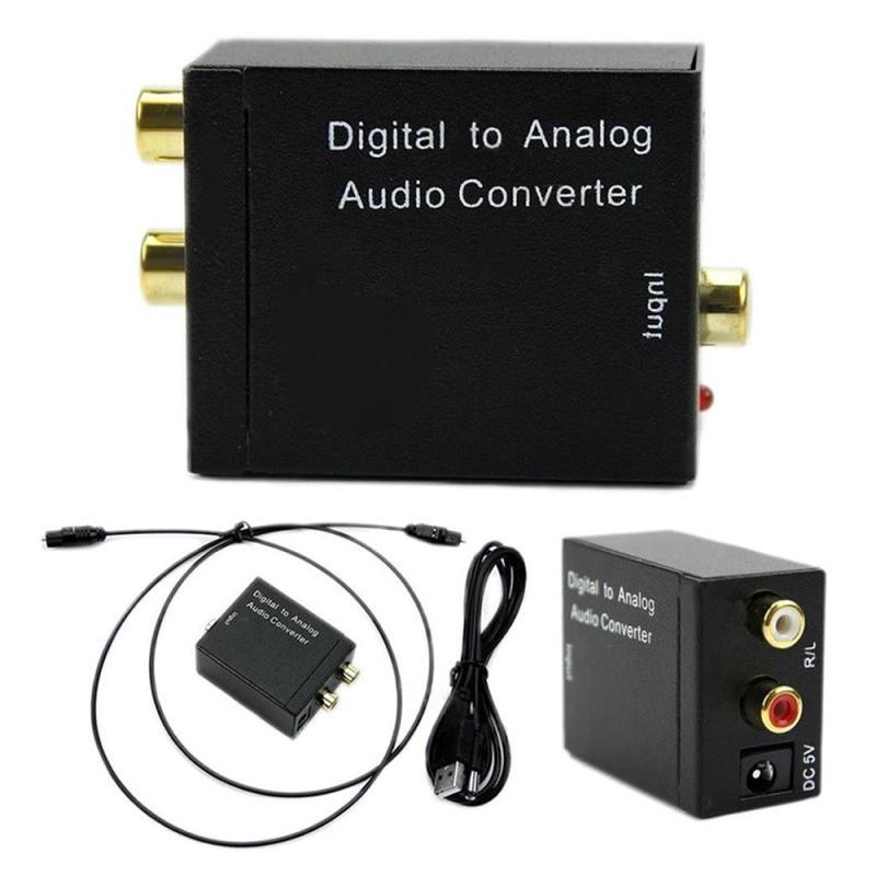 Jual Analog to Digital Audio Converter Analog to Optical Fiber Coaxial ...