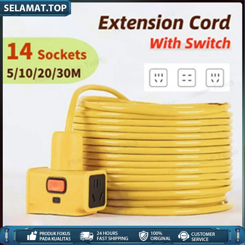 Jual 30m mtr Kabel Ekstensi 1.5 mm Cable Extension Sambungan Kabel ...