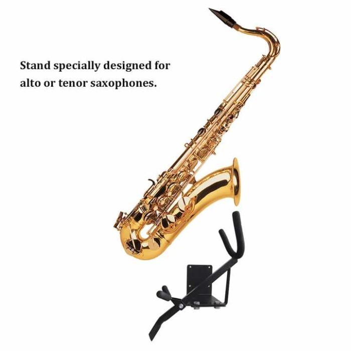 Jual Stand Display Dinding Alto Saxophone, Tenor Saxophone, Soprano ...