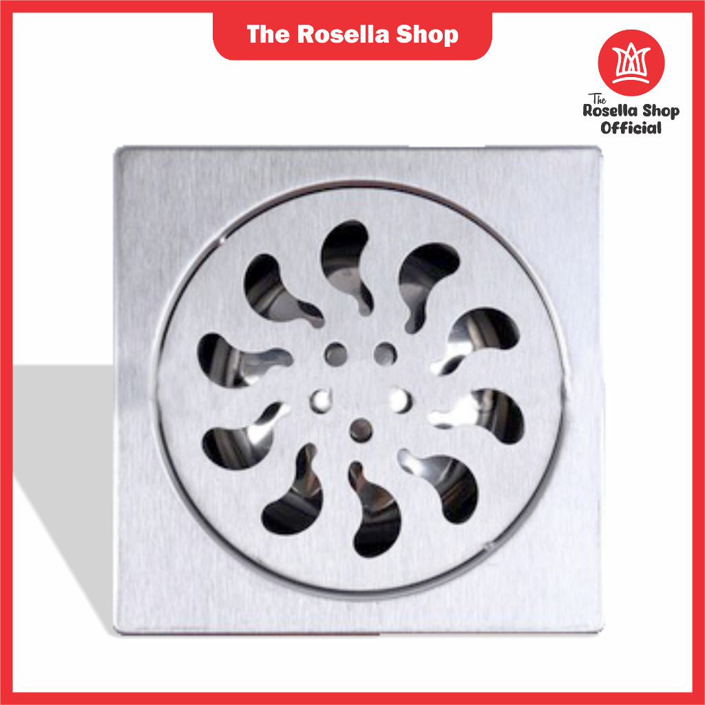 Jual Saringan Got Kamar Mandi Stainless/ Floor Drain Stainless Merk CAB | Shopee Indonesia