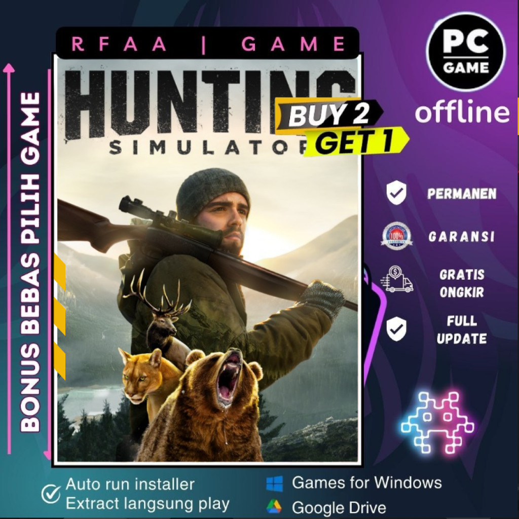 Jual HUNTING SIMULATOR | GAME PC - LAPTOP - GAME OFFLINE | Shopee Indonesia