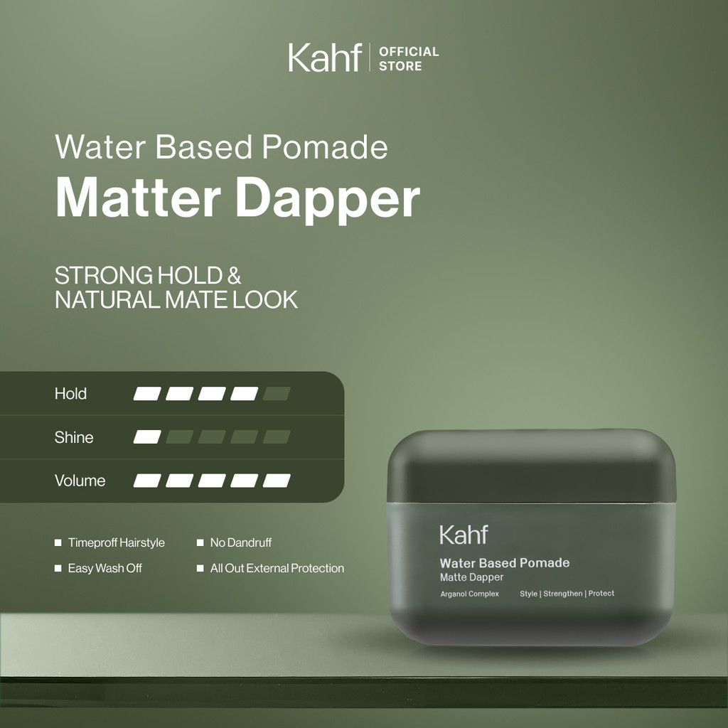 Jual [POMADE NIKAHAN BRE] Kahf Water-based Pomade Matte Dapper 70 g ...