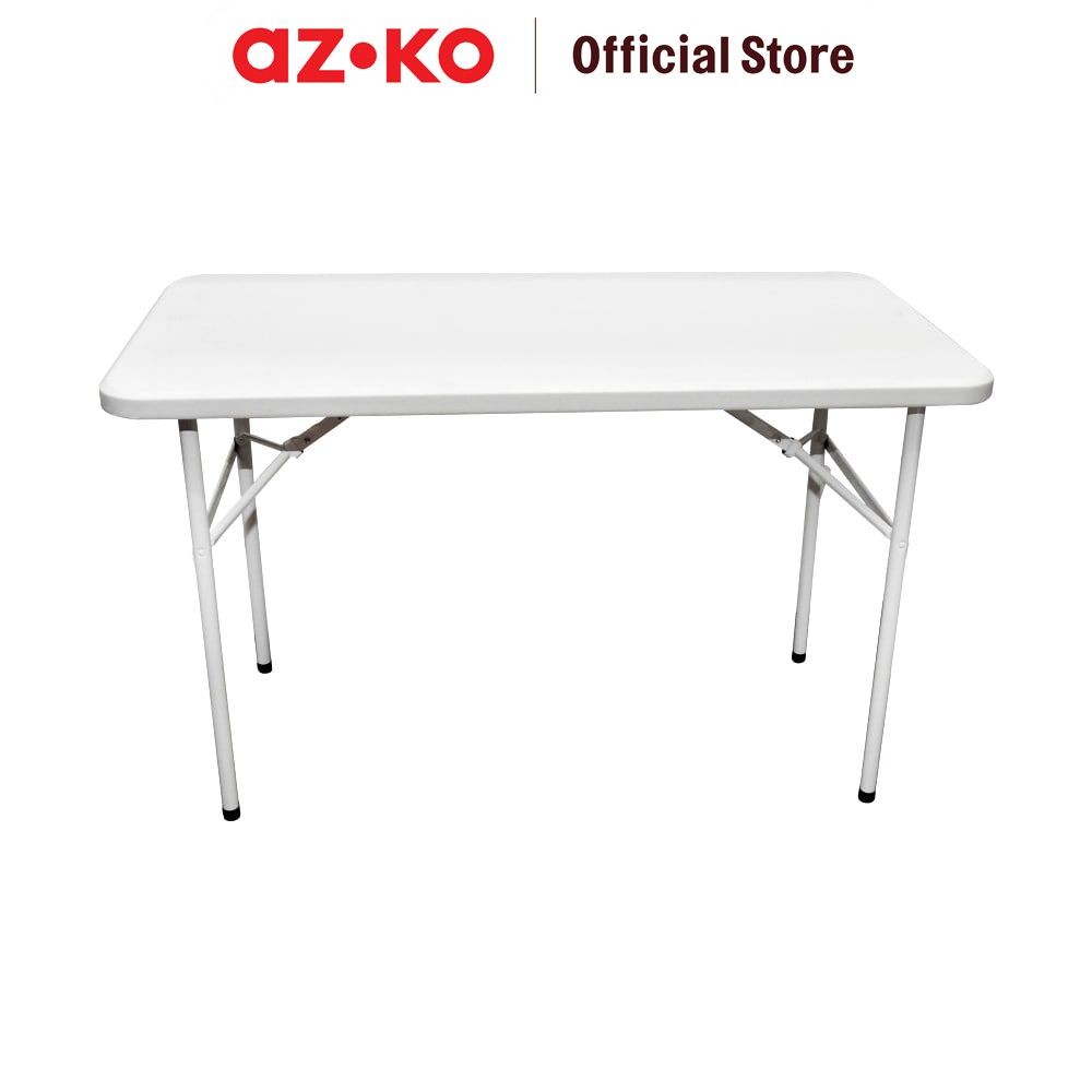 Jual AZKO Newstorm 122x62 cm Molding Meja Taman Lipat 44ft - Putih ...
