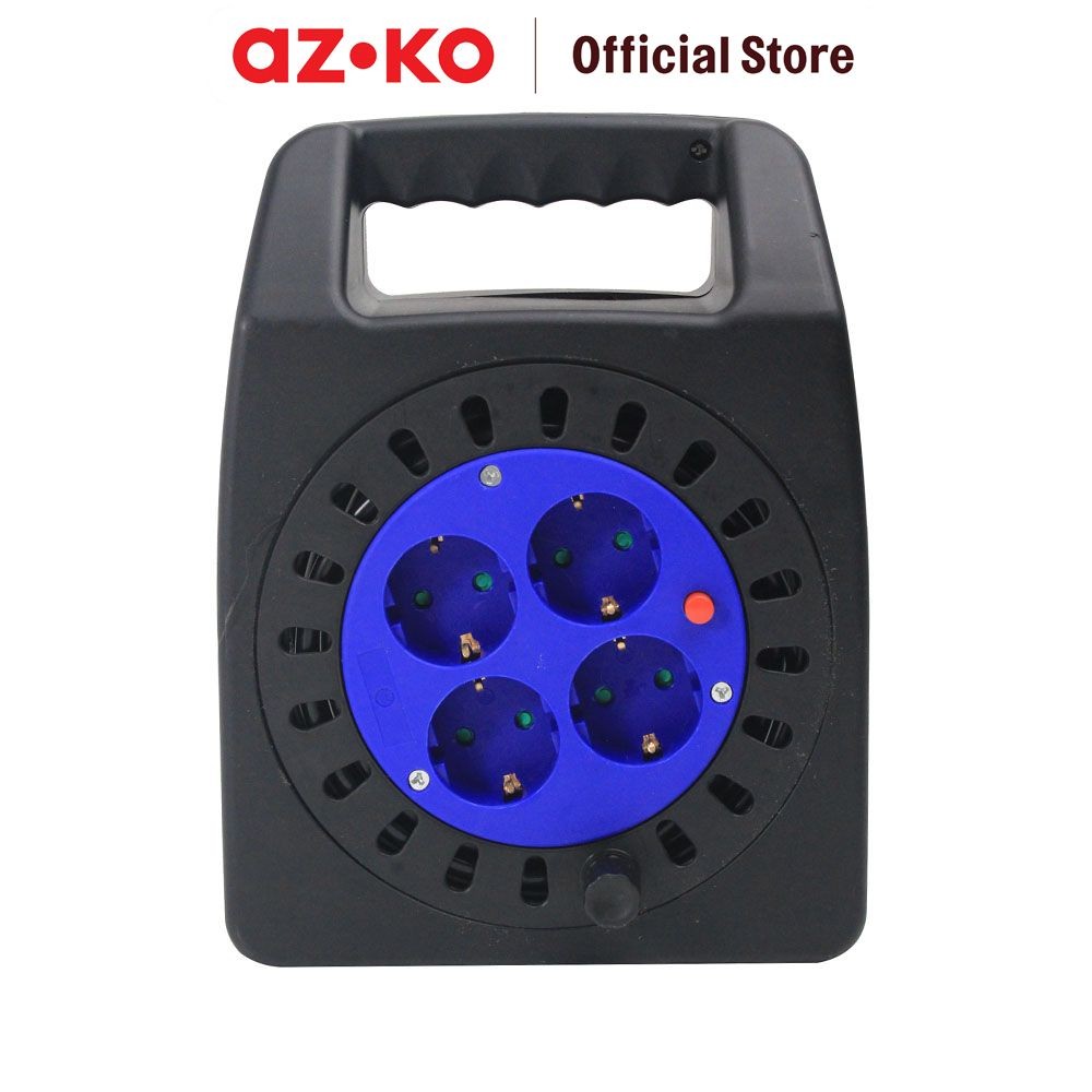 Jual AZKO Krisbow Kabel Rol 15 mtr Cable Reel Terminal Colokan Listrik ...