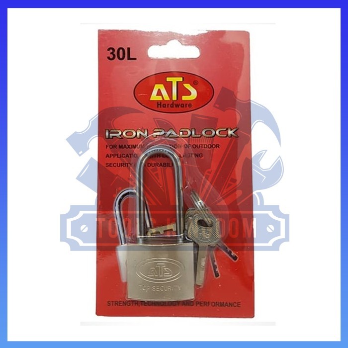 Jual Gembok Nekel ATS 30mm Panjang / Gembok Nikel Rumah Serba Guna 30 ...