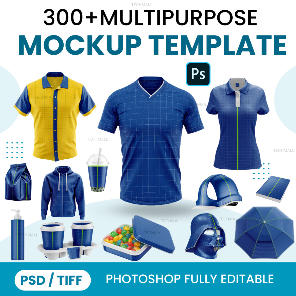 Jual 300+ Digital Mockup Templates Bundle | Photoshop Template | Shopee ...