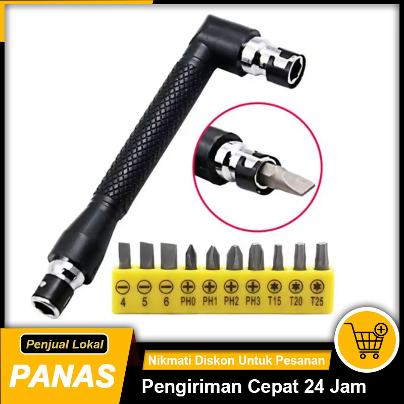 Jual Utilitas Obeng Kepala Ganda Berbentuk L Kunci Soket Mini Kunci ...