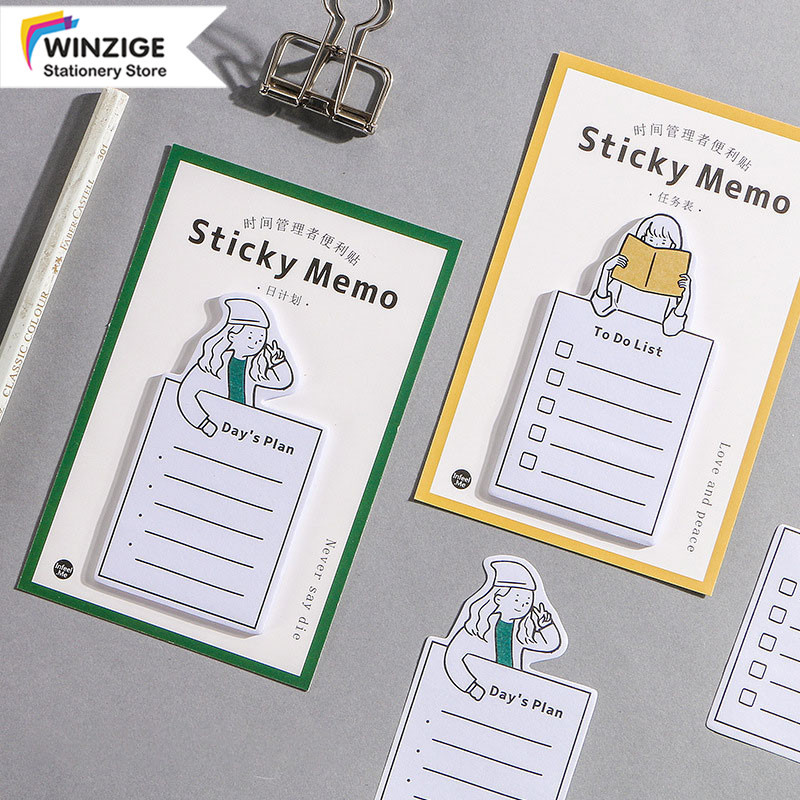 Jual Winzige Sticky Memo 30 Lembar Catatan Diary Lucu Kertas Sticky ...