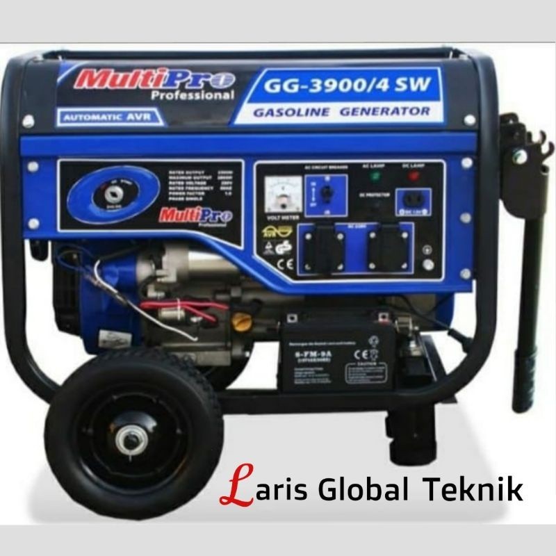 Jual Mesin Genset Bensin Gasoline MULTIPRO GG3900/4SW Multipro GG 3900/4 SW | Shopee Indonesia