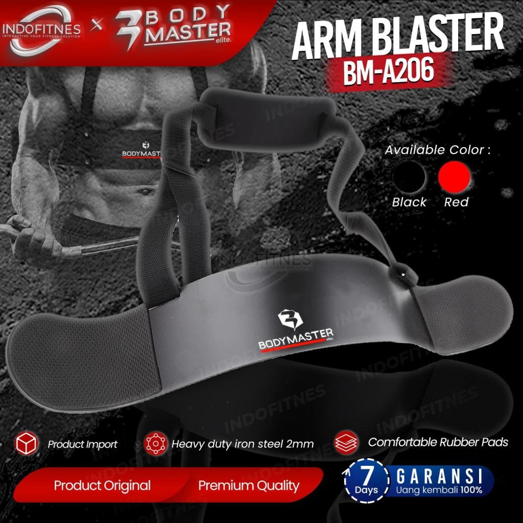 Jual BODYMASTER Arm Blaster A206 Bicep Curl Isolator Support Preacher ...