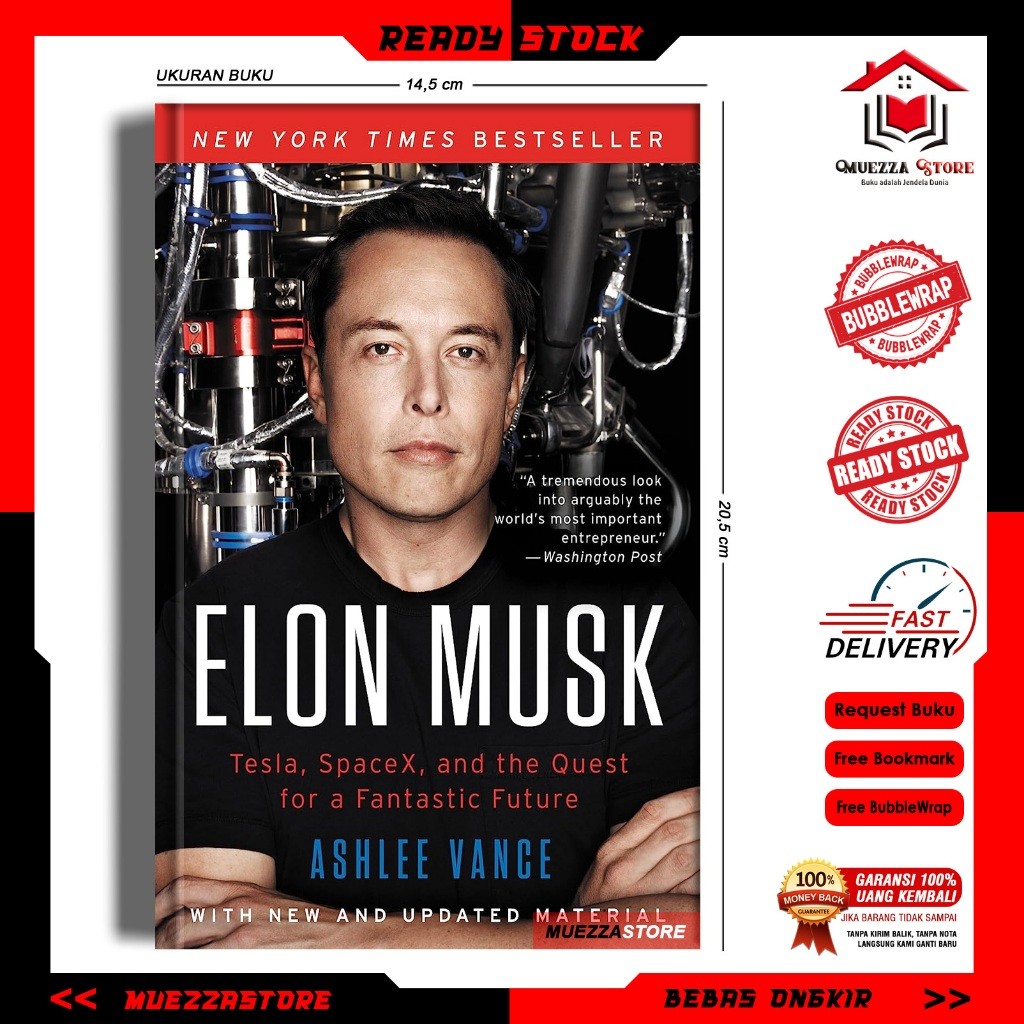 Jual Elon Musk: Tesla, SpaceX, and the Quest for a Fantastic Future ...