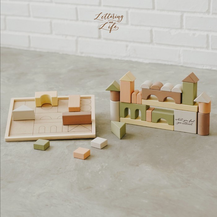 Jual Museum Building Blocks | Lettering and Life | Shopee Indonesia
