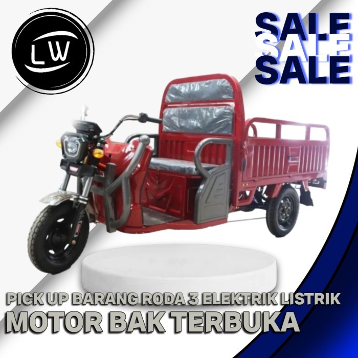 Jual MOTOR BAK TERBUKA ELEKTRIK LISTRIK / PICK UP BARANG RODA 3 ELEKTRIK LISTRIK | Shopee Indonesia
