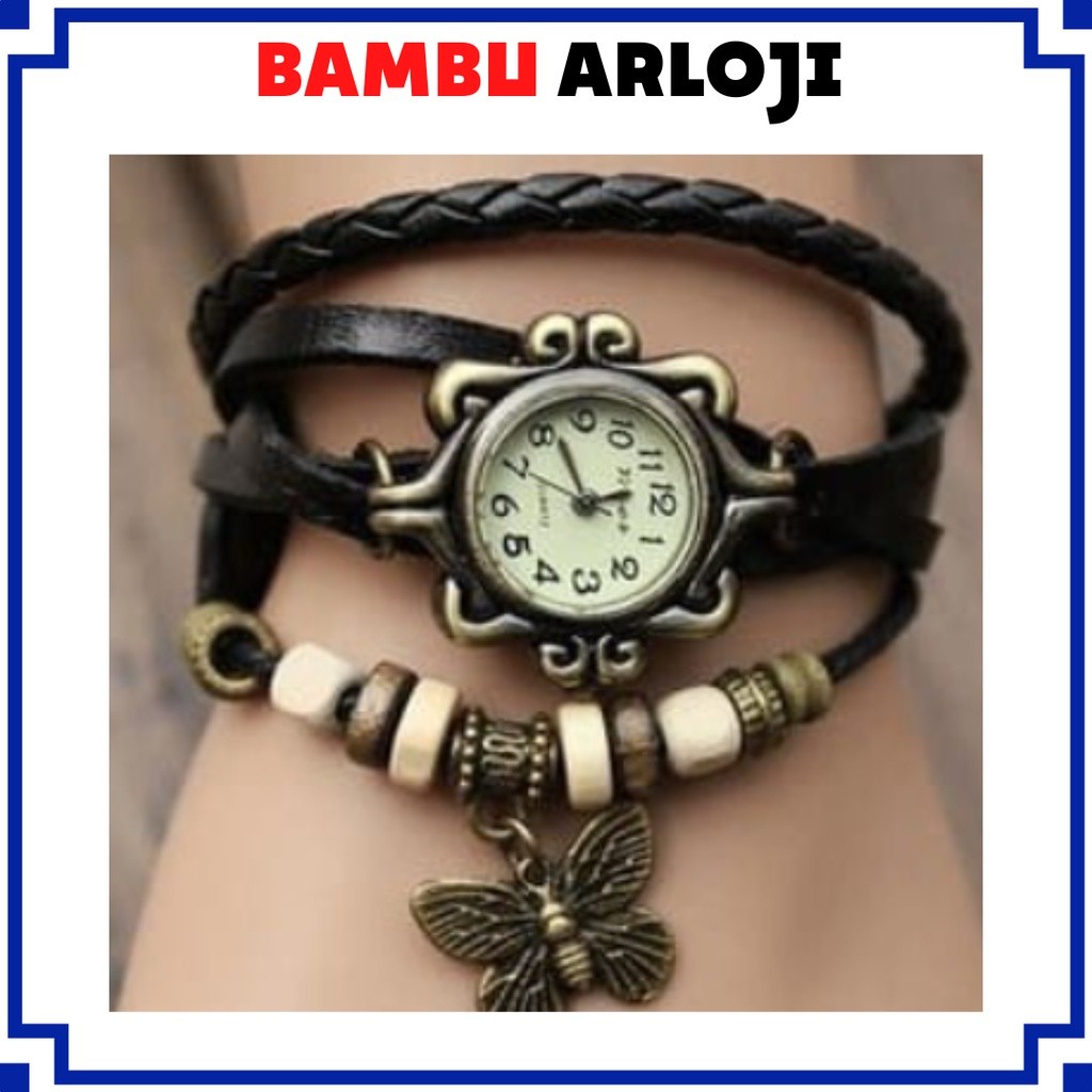 Jual BAJ Jam Tangan Tali Gelang Tribal Vintage Etnik Jam Etnik Jam ...