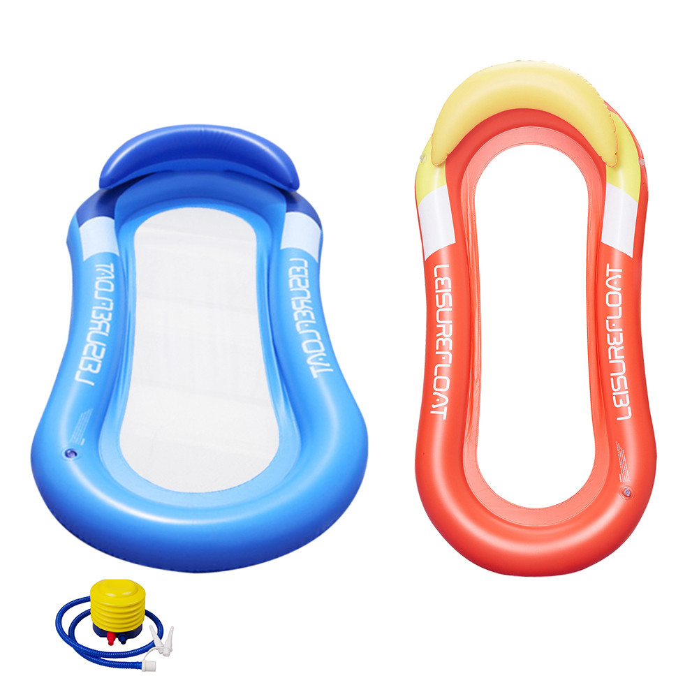 Jual Foldable Inflatable Floating Row Portable Swimming Air Mattress ...