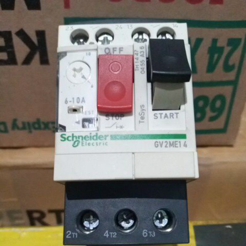 Jual GV2ME14 6-10A SCHNEIDER MOTOR CIRCUIT BREAKER | Shopee Indonesia