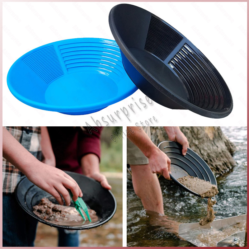 Jual 38cm Alat Dulang Emas Gold Panning Pencari Pendulang Penyaring ...