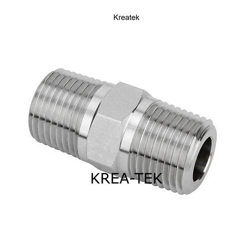 Jual Double Nipple / Hex Nipple / Double Nepple 1 inch 6000 Besi NPT DN ...