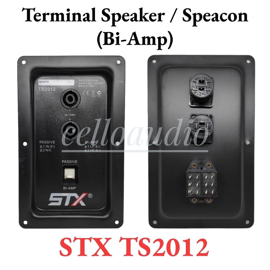 Jual WOW! Terminal Speaker STX Type TS2012 Panel Speacon (Bi-Amp ...