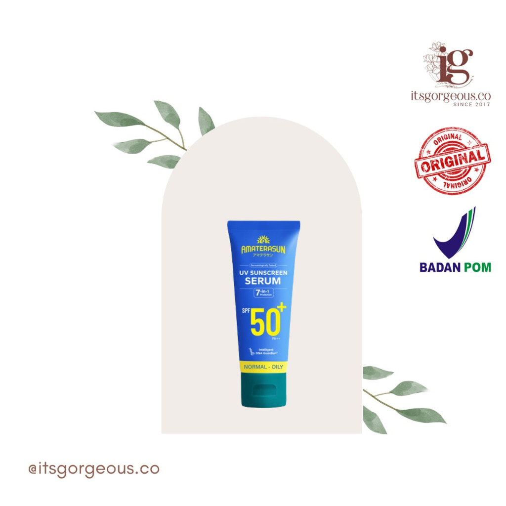 Jual Amaterasun UV Sunscreen Serum SPF 50+ PA++ 50Gr | Shopee Indonesia