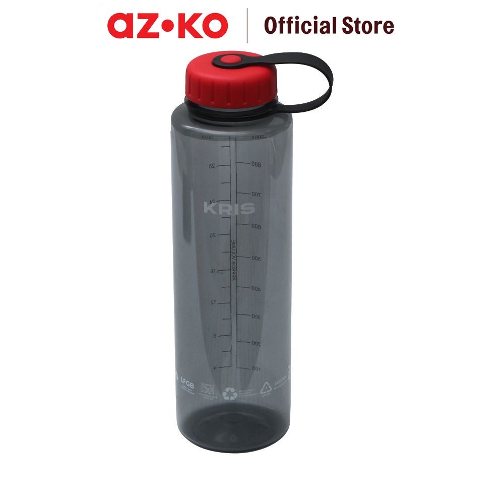 Jual AZKO Kris 900 ml Botol Minum Screw Lid - Hitam Water Bottle ...