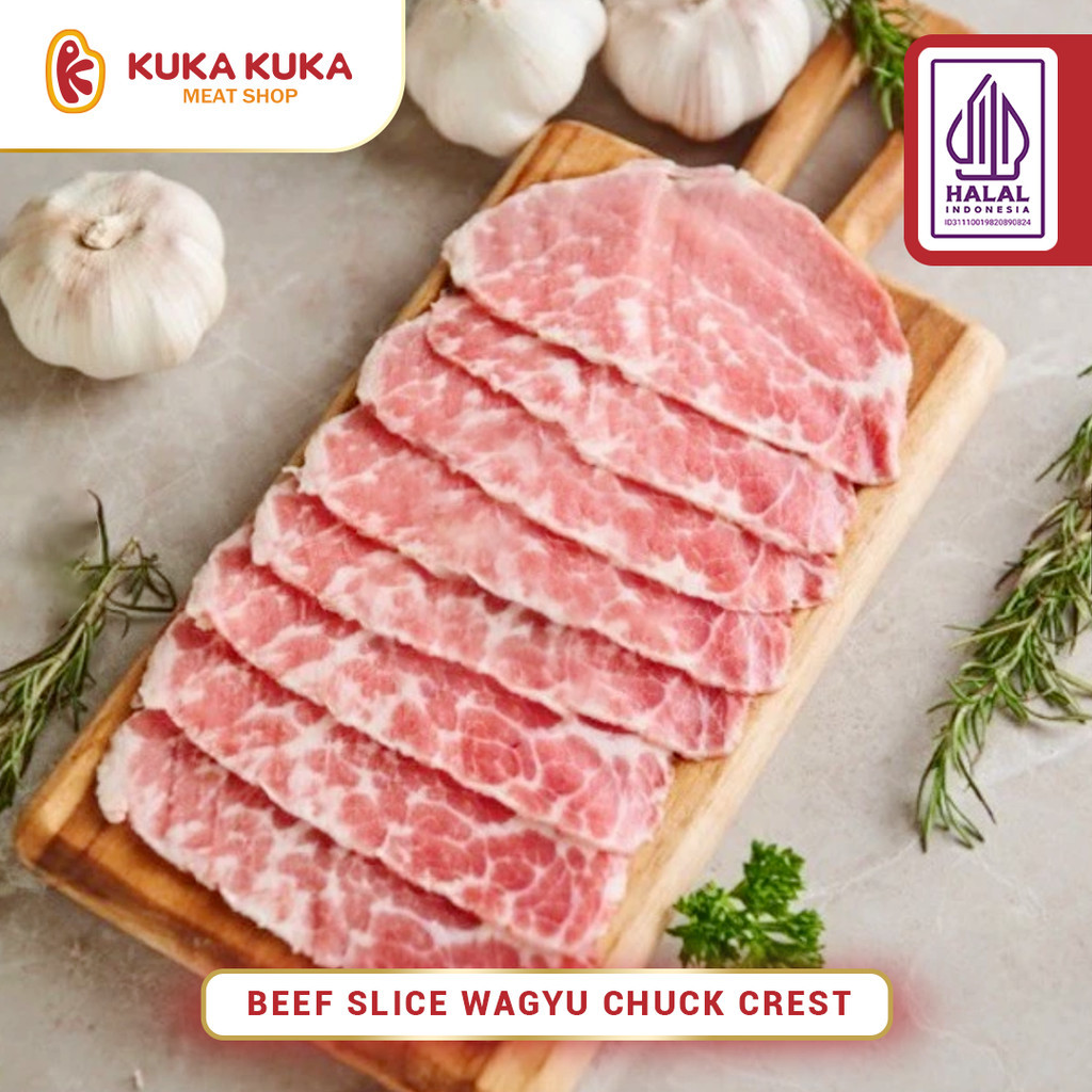 Jual Wagyu Chuck Crest Beef Slice 250gr FRESH CUT! | Shopee Indonesia