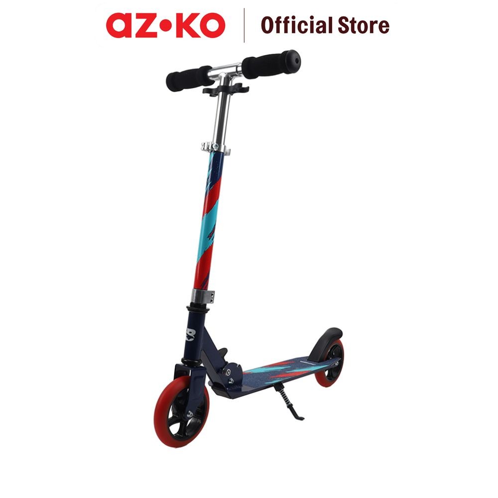 Jual AZKO Berwyn Skuter Anak 2 Roda - Biru/Merah Scooter Sekuter Mainan ...