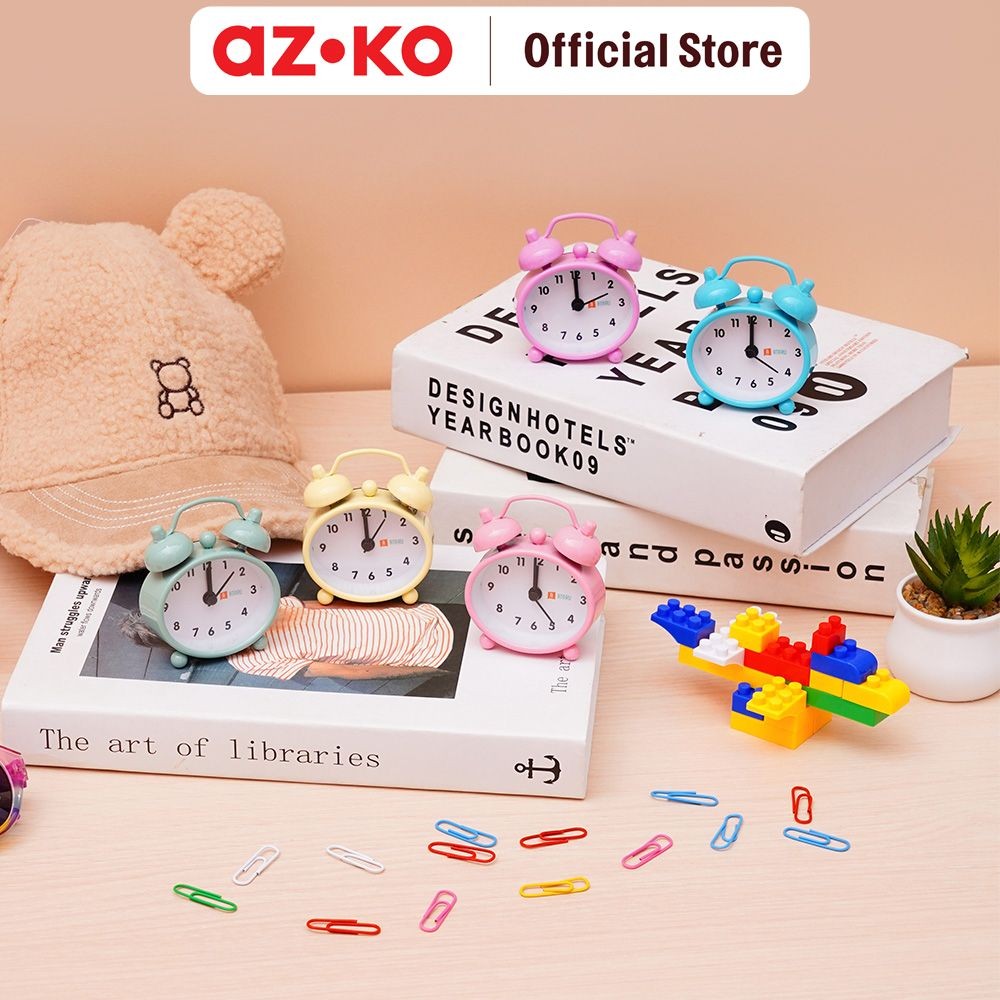 Jual AZKO Ataru 5.8 cm Jam Weker Mini - Mix Alarm Clock Waker Clock Jam ...