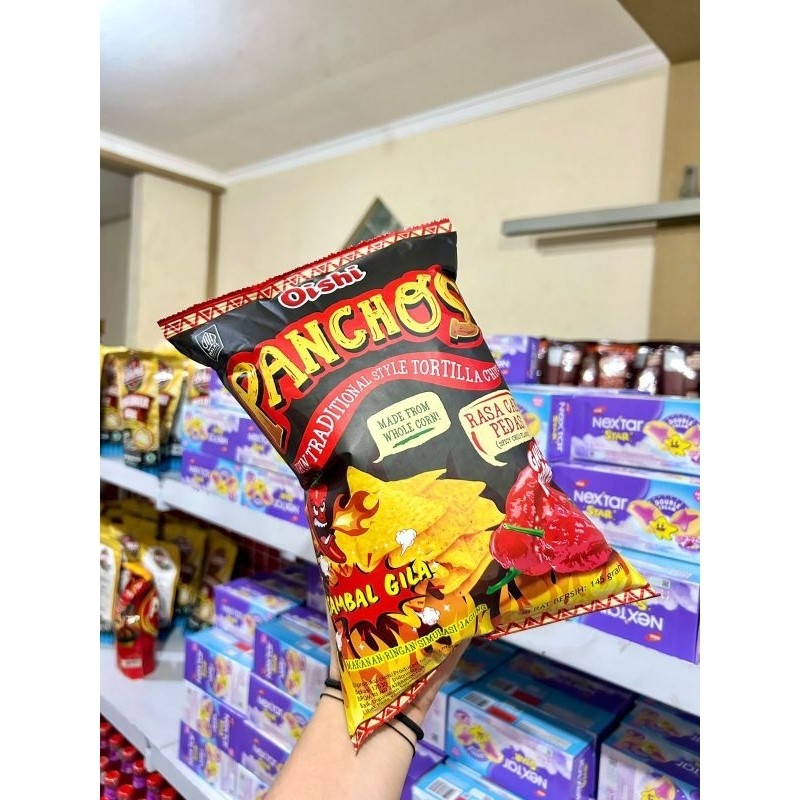 Jual Oishi Panchos 145 gram snack kartonan atau 1 DUS isi 16 pcs ...