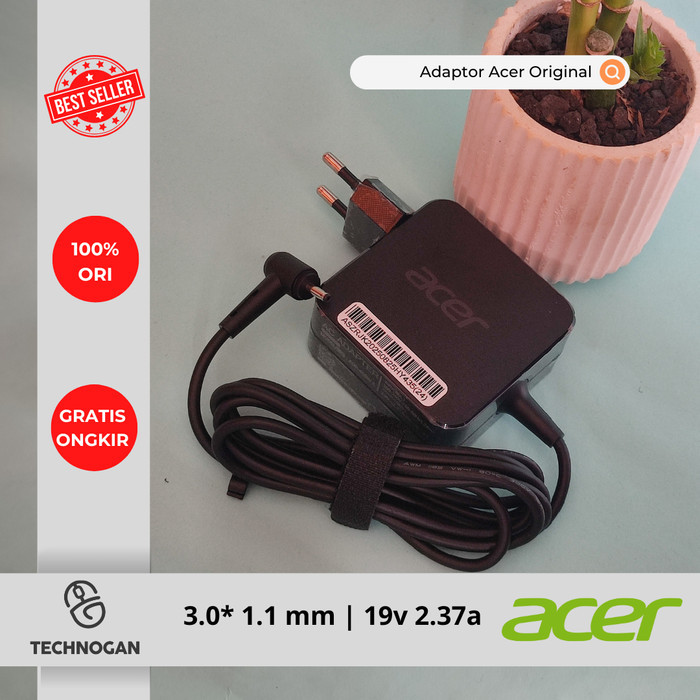 Jual Adaptor Charger Acer Swift 3 SF314-41 SF314-41G 2.37a 3.0x1.1mm | Shopee Indonesia