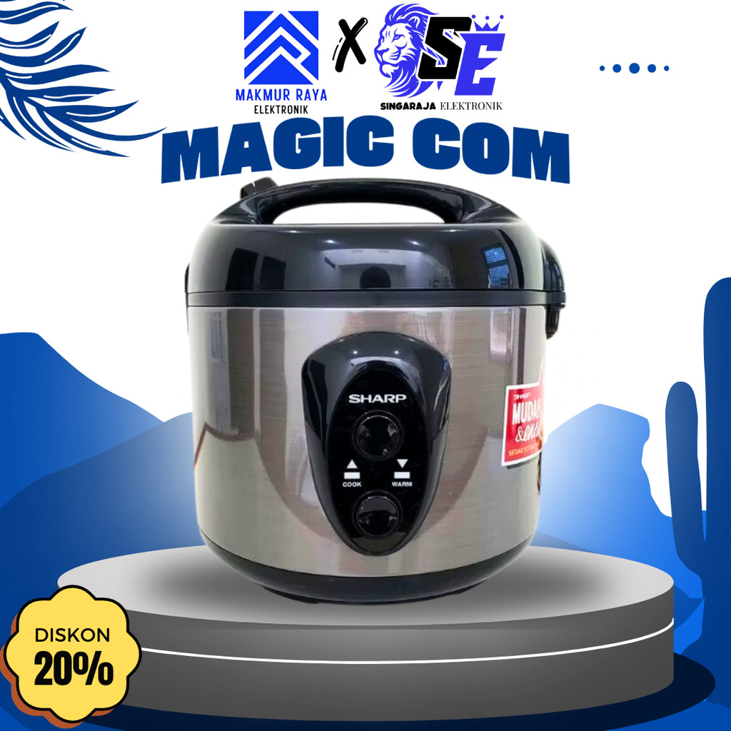 Jual Sharp KS-N18MG Rice Cooker 1.8 Liter - Desain Modern dan Fitur ...