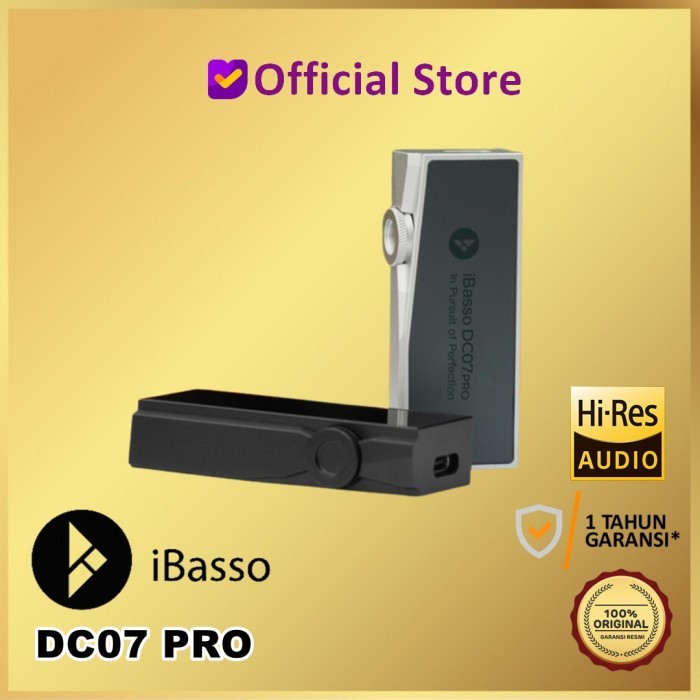 Jual iBasso DC07PRO DC07 PRO DC 07Pro DC 07 Pro Hi-Res USB DAC and Headphone Amplifier - Silver ...