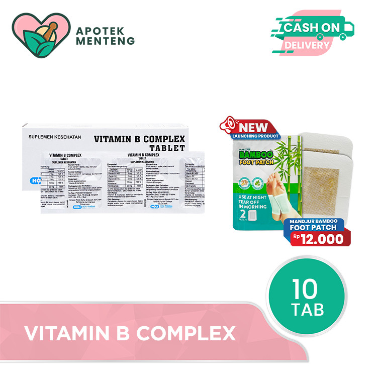 Jual Vitamin B Complex 10 Tablet - Suplemen Vitamin B Complex | Shopee Indonesia