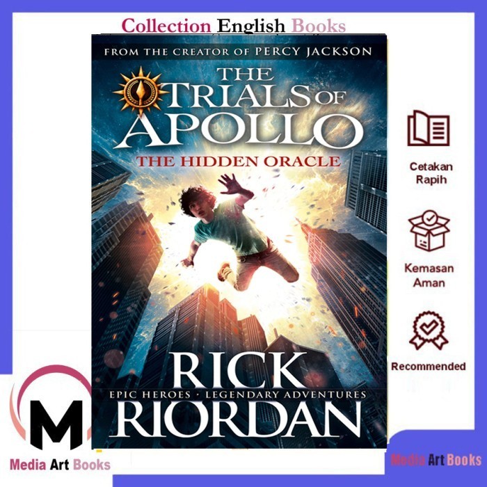 Jual The Trials of Apollo #1: The Hidden Oracle - Rick Riordan (English ...
