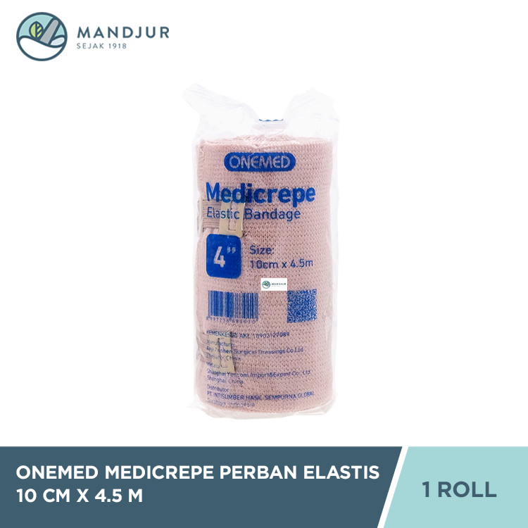 Jual Onemed Medicrepe Perban Elastis 10 cm x 4.5 m - Melindungi Cedera ...