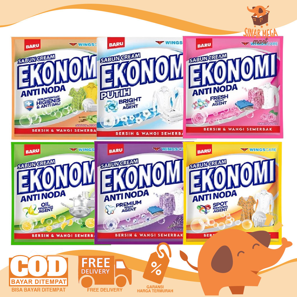 Jual EKONOMI Sabun Cream Deterjen 145g - Sabun Colek Serbaguna Kemasan ...