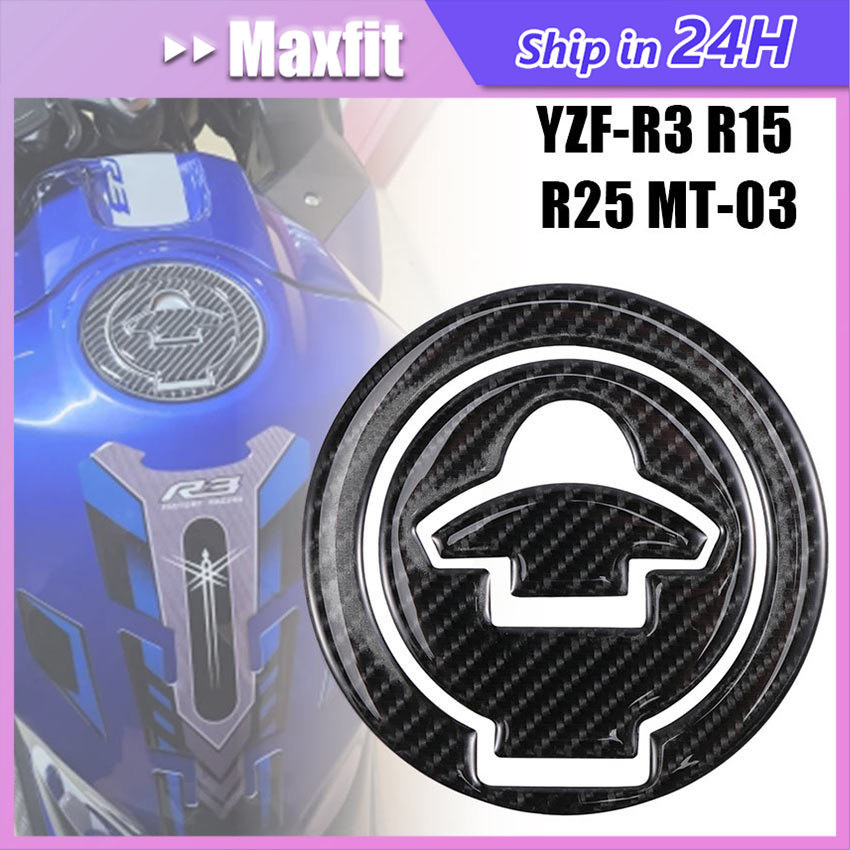 Jual Sticker Tutup Tangki Carbon Motor Yamaha FASP YZF-R3 R15 R25 MT-03 ...
