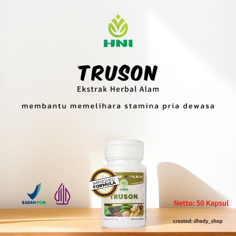 Jual HNI TRUSON HPAI EKSTRAK HERBAL ALAM ISI 50 KAPSUL | Shopee Indonesia