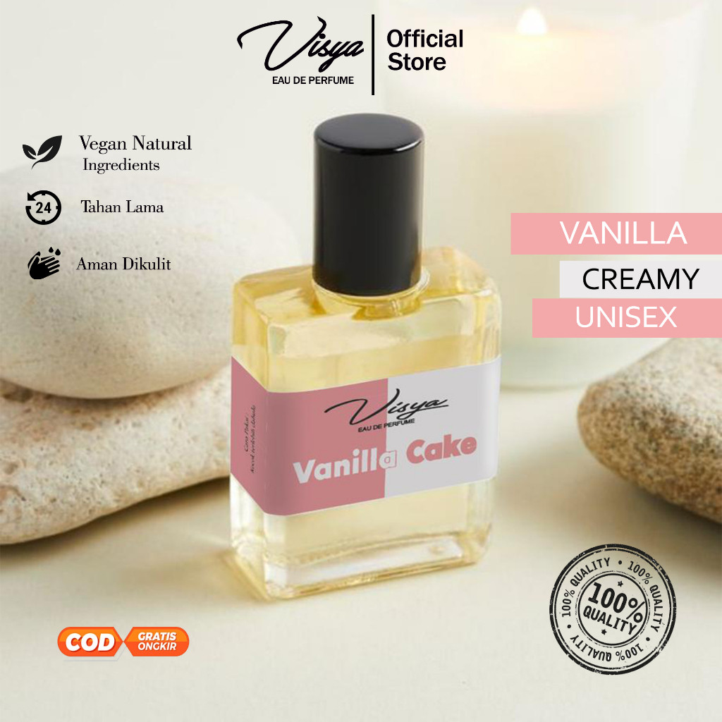 Jual Parfum Vanilla Cake Viral Cream Minyak Wangi Aroma Kue Lembut ...