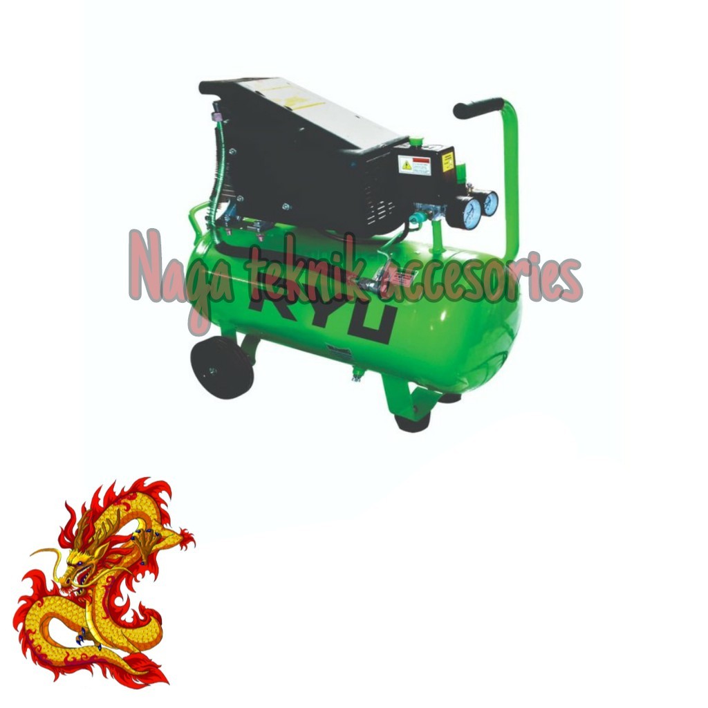 Jual RYU RCP100-1 RCP 100-1 Kompresor 1 HP 1HP 25 Liter Portable ...