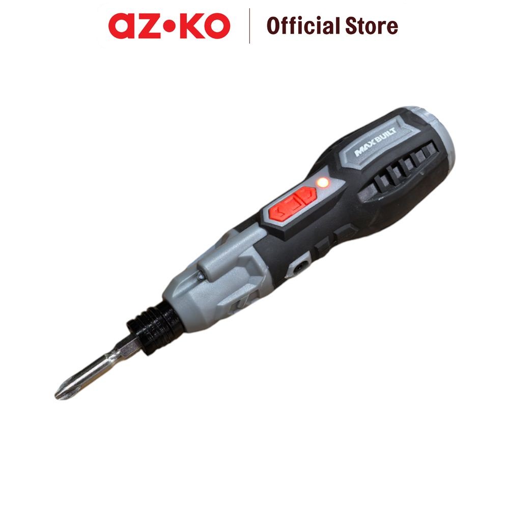 Jual AZKO Maxbuilt Set 4 Pcs Obeng Cordless 3.7v - Hitam Screwdriver ...
