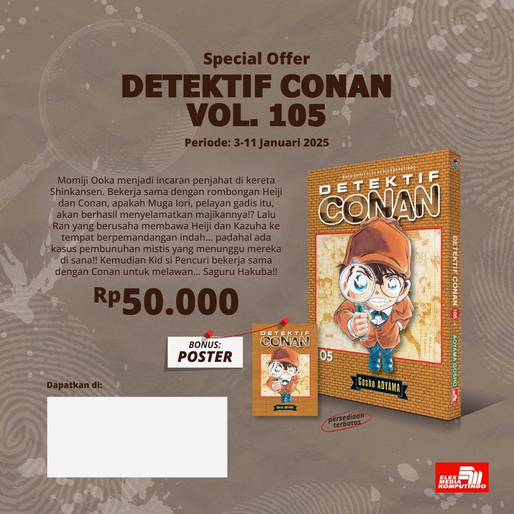 Jual [Komik Manga] Detective Conan Vol. 105 - Gosho Aoyama (M&C ...