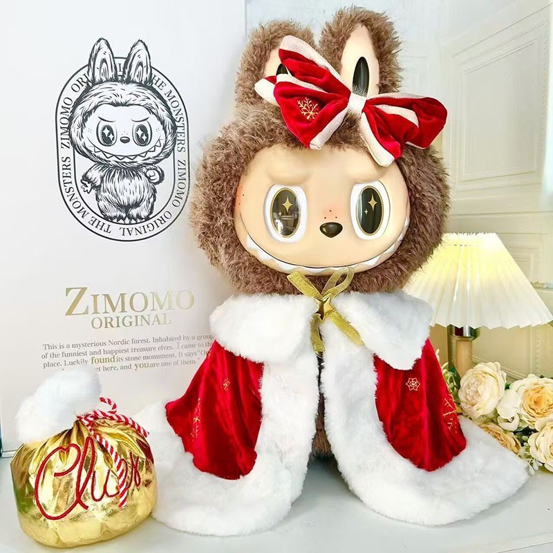 Jual READY STOK ZIMOMO Natal Imlek 38CM Baju imlek Cheongsam Labubu ...