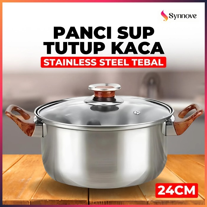 Jual Panci Stainless Steel Pan Tebal Food Grade Panci Sup Sop Panci ...