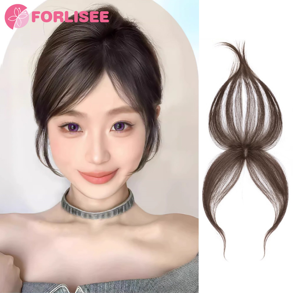 Jual FORLISEE Liu Hai Wig Women's Summer Fetal Hair Liu Hai Natural ...