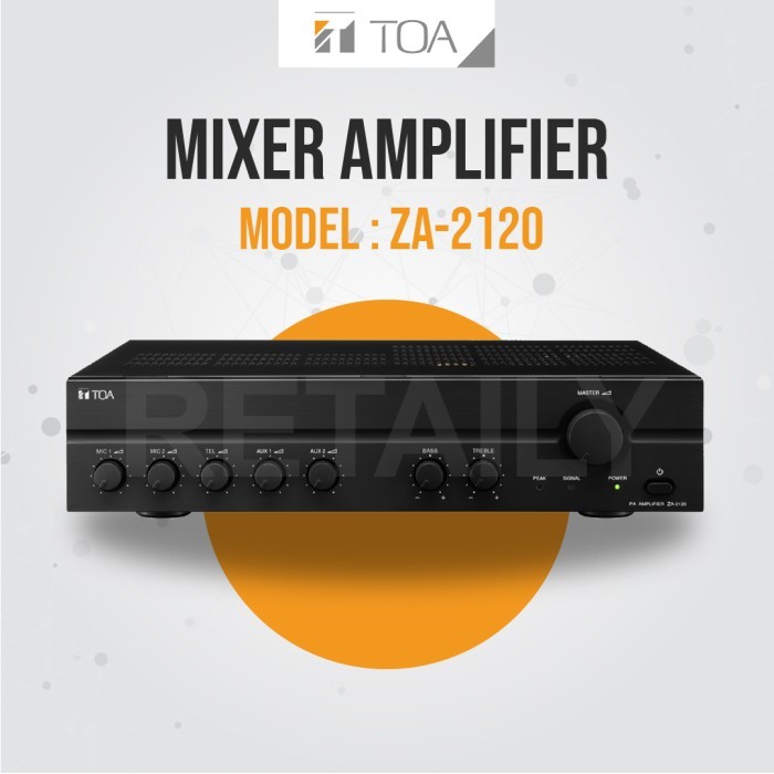 Jual MIXER AMPLIFIER TOA POWER AMPLI AMPLIFIER MODEL ZA-2120 |GARANSI RESMI | Shopee Indonesia