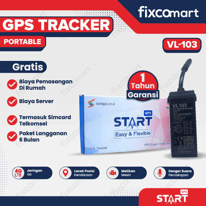 Jual GPS Tracker Alat Pelacak Kendaraan Motor Mobil - Start GPS VL103M ...