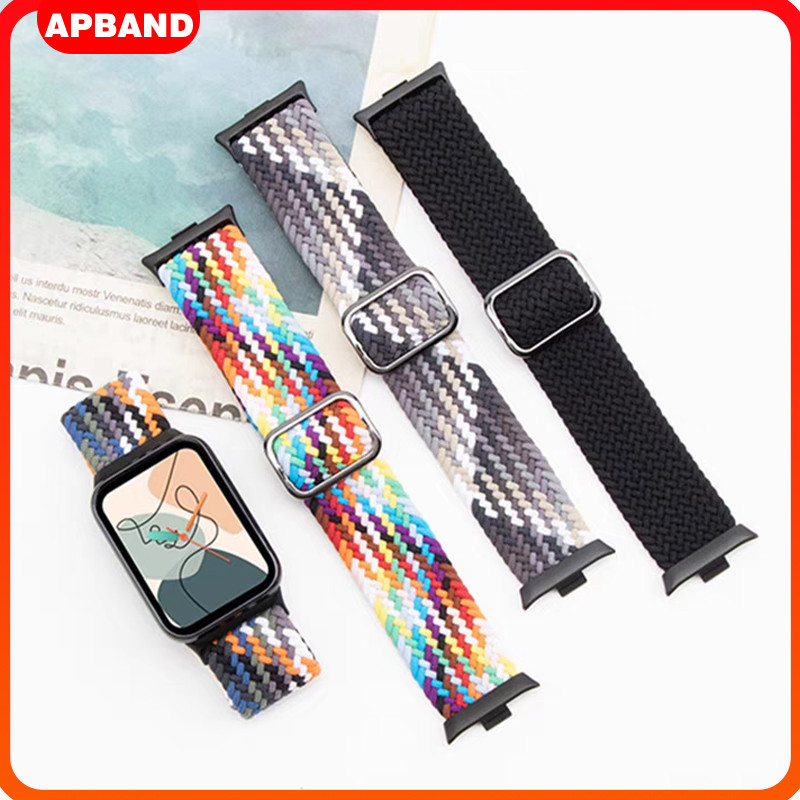 Jual Nylon Braided Elastic Strap for Redmi Watch 5 / Redmi Watch 4 Scrunchie Nilon Replacement ...