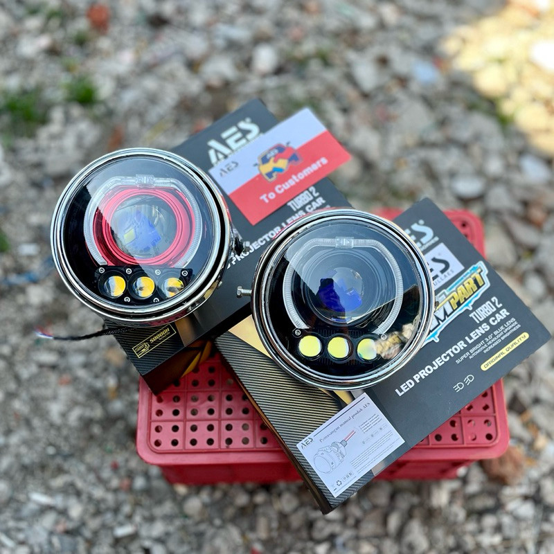 Jual BILED NINJA SS MINI LASER RGB BILED AES TURBO GEND2 3INCH | Shopee ...