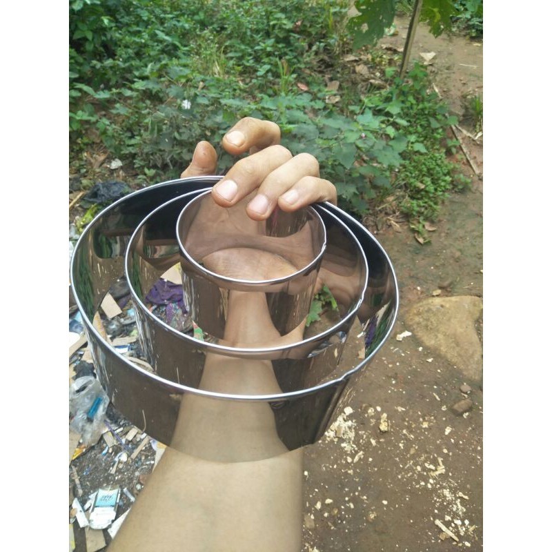 Jual COOKIES CUTTER BULAT UK 5-25 TINGGI 6CM/mouse ring korean cake ...